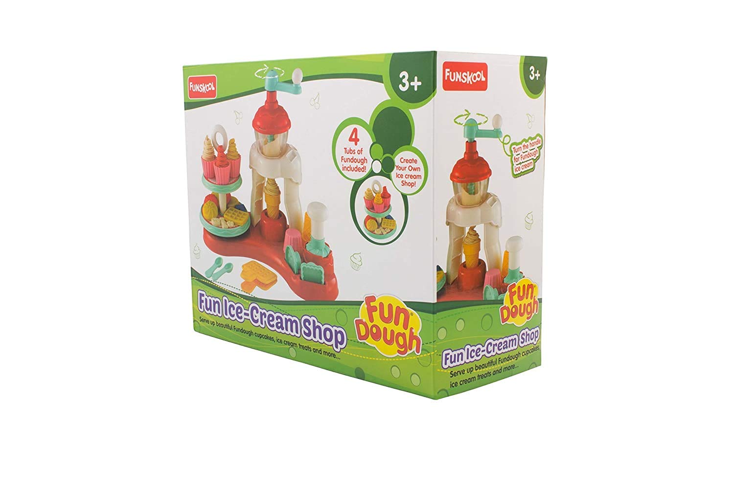 Buy Funskool Fun Dough Ice Cream Shop - Multi Colour Carton Online at ...