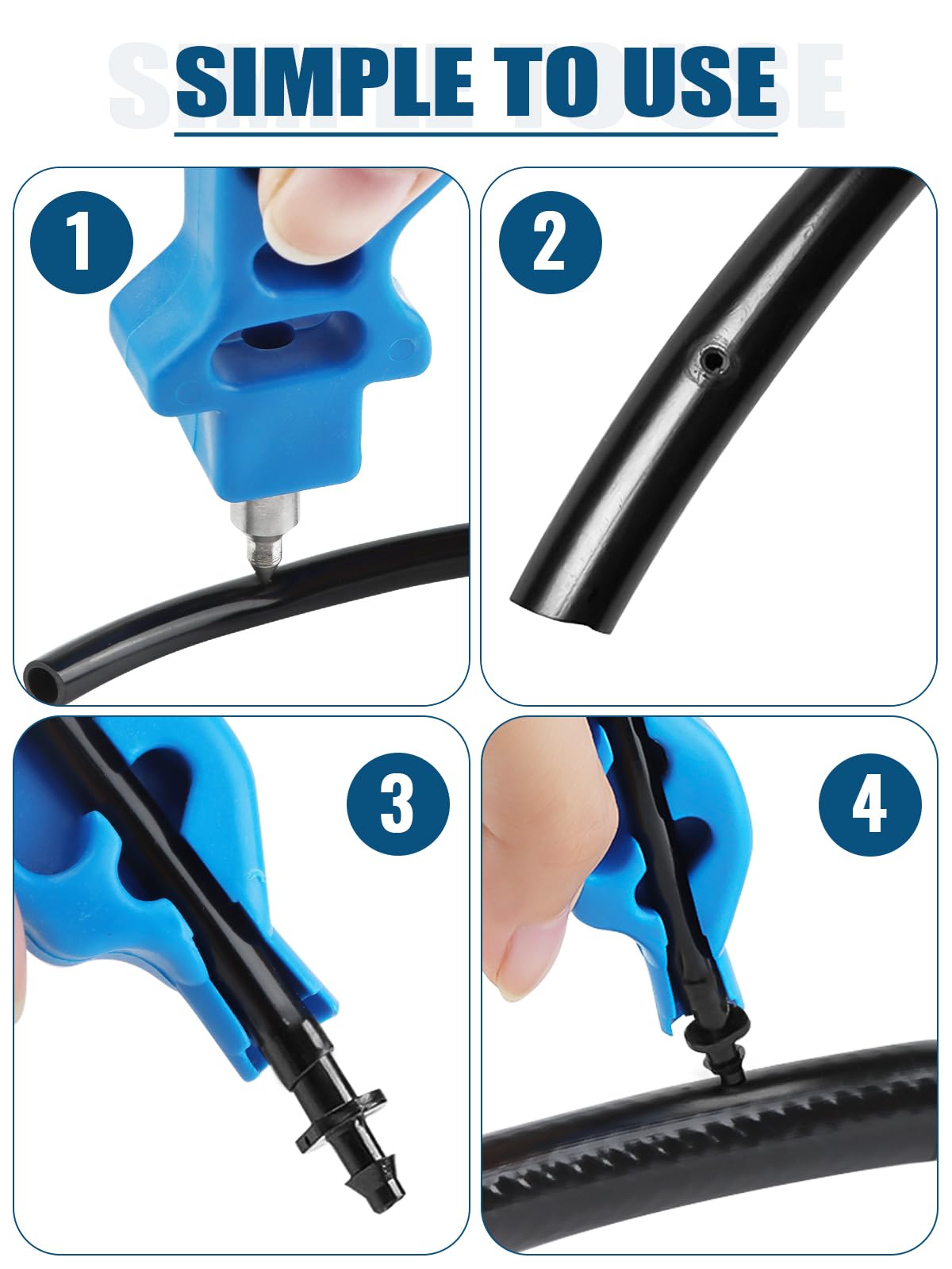 Snapklik.com : 2-in-One Drip Irrigation Tubing Hole Punch Fitting ...