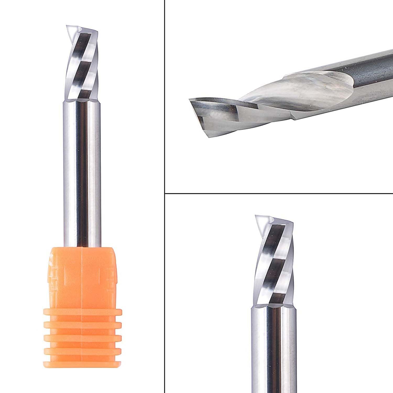 Makita Router 1/8 Inch Shank,Single Flute (O Flute) Up Cut Spiral ...