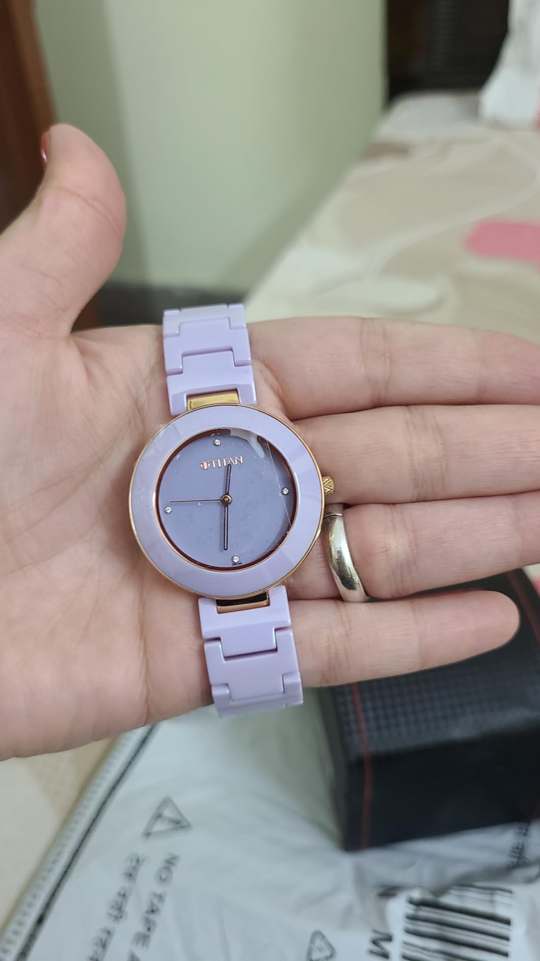Titan Purple Ceramics Product DeckLadies Analog Watch - 95189KC06 ...