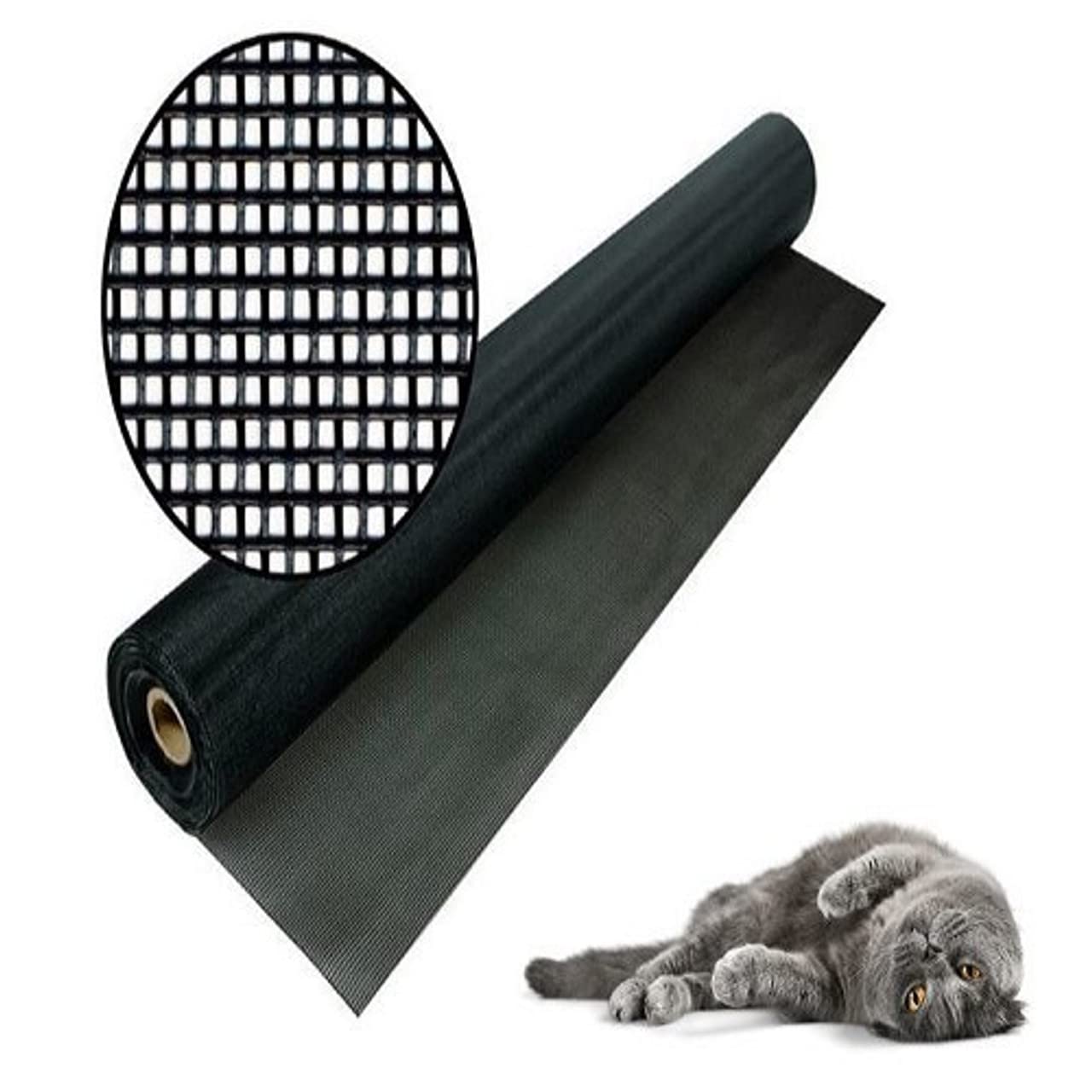 Amazon.com: Pet Screen 36-in x 7-ft, Black – Pet Resistant Screen Roll ...