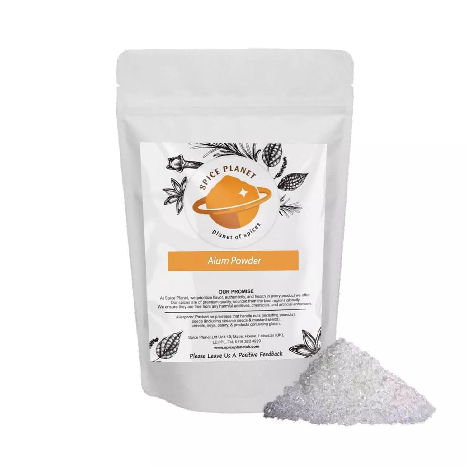 Alum Powder | Anti-Bacterial Deodorant | Fatakdi Powder | Potassium ...