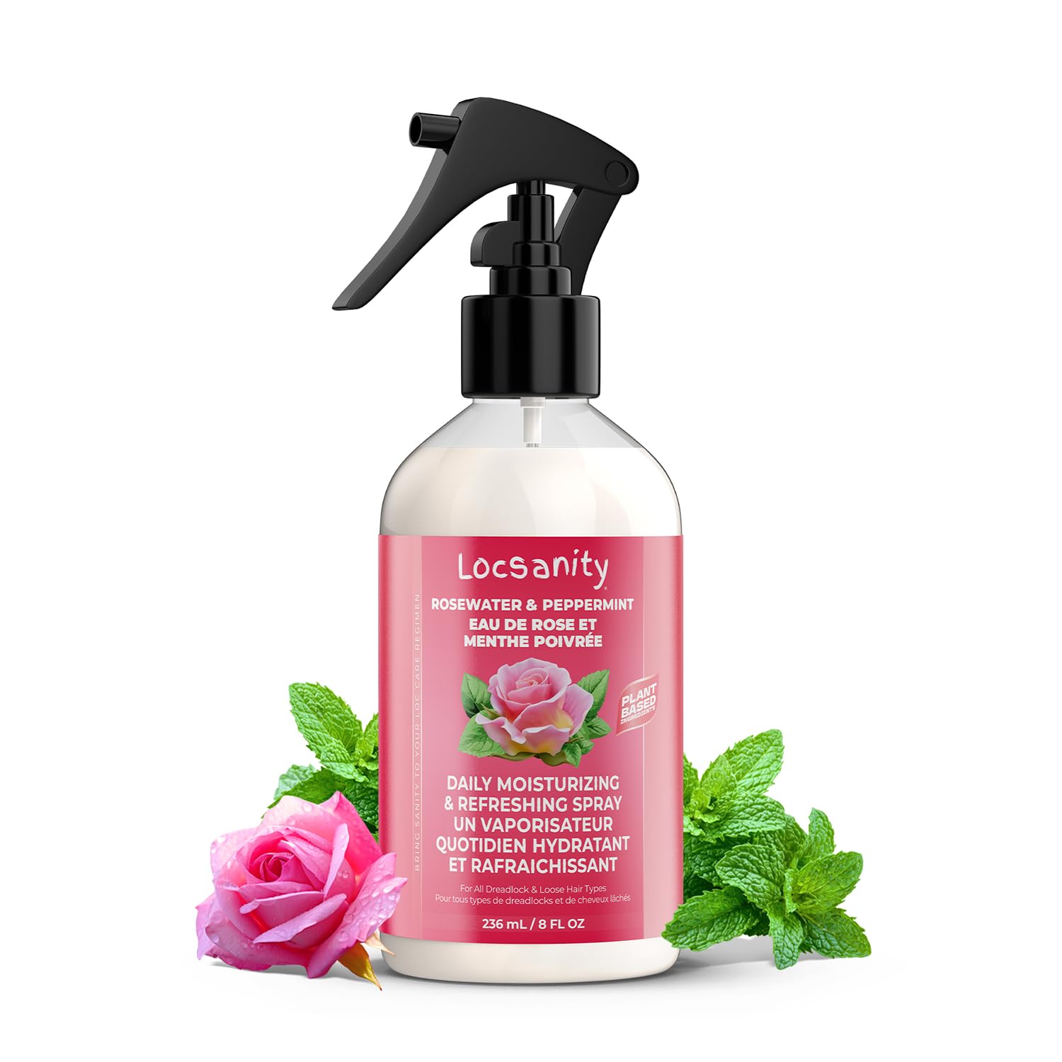 Locsanity Daily Moisturizing Refreshing Spray for Locs, Dreadlocks ...