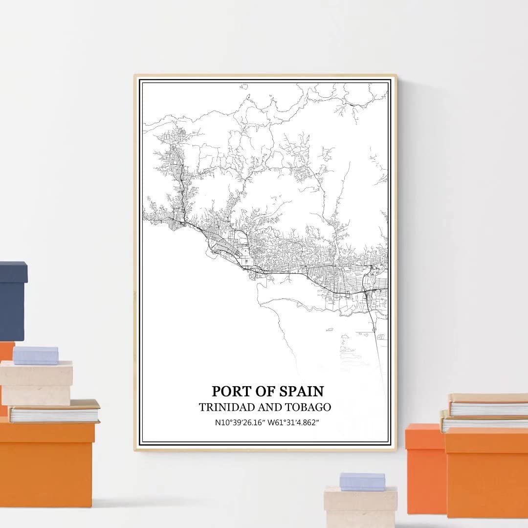 Map Of Port Of Spain Trinidad