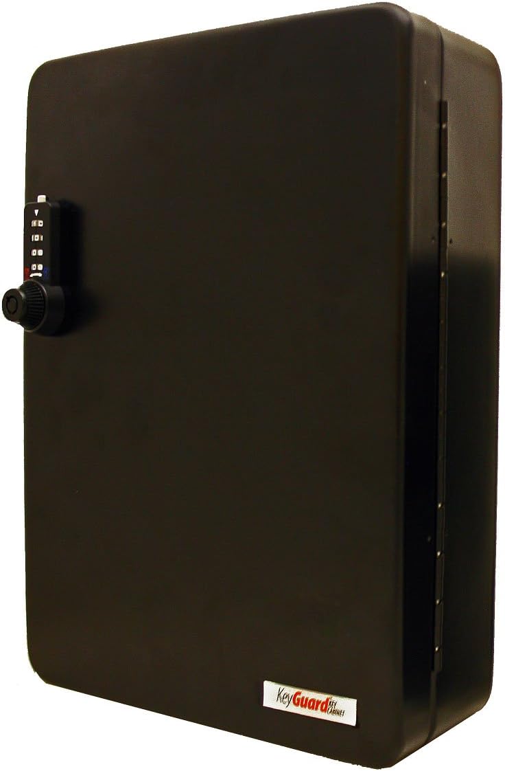 KeyGuard Dual Access Combination Key Cabinet With Black 4-Dial Combi ...