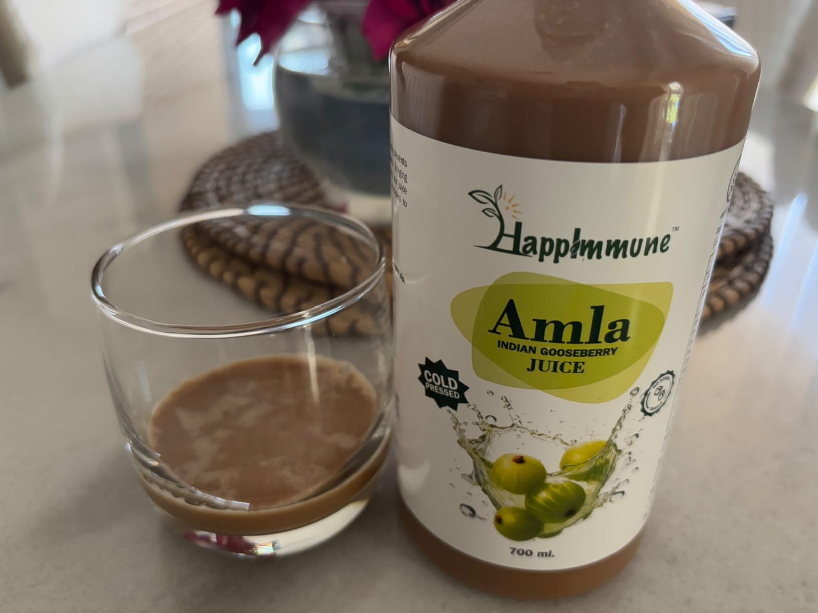 Amla Juice, Cold-Pressed, No Added Sugar, No Added Flavour, Naturally ...
