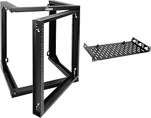 Amazon.com: Tecmojo 12U Wall Mount Rack with Swing Gate & 8in Server Rack Shelf : Electronics