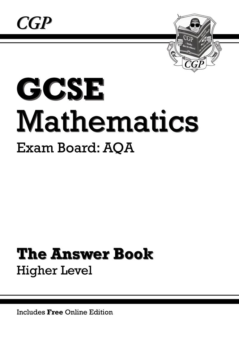 GCSE Maths AQA Answers for Workbook with online edition - Higher (A*-G ...