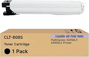 Amazon.com: CLT-K808S CLT-C808S CLT-M808S CLT-Y808S CLT-808S Toner Cartridge Compatible with ...