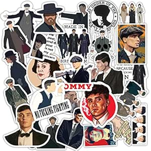 Aapki Marzi Peaky Blinders Laptop Stickers - Pack of 26, Vinyl Stickers ...