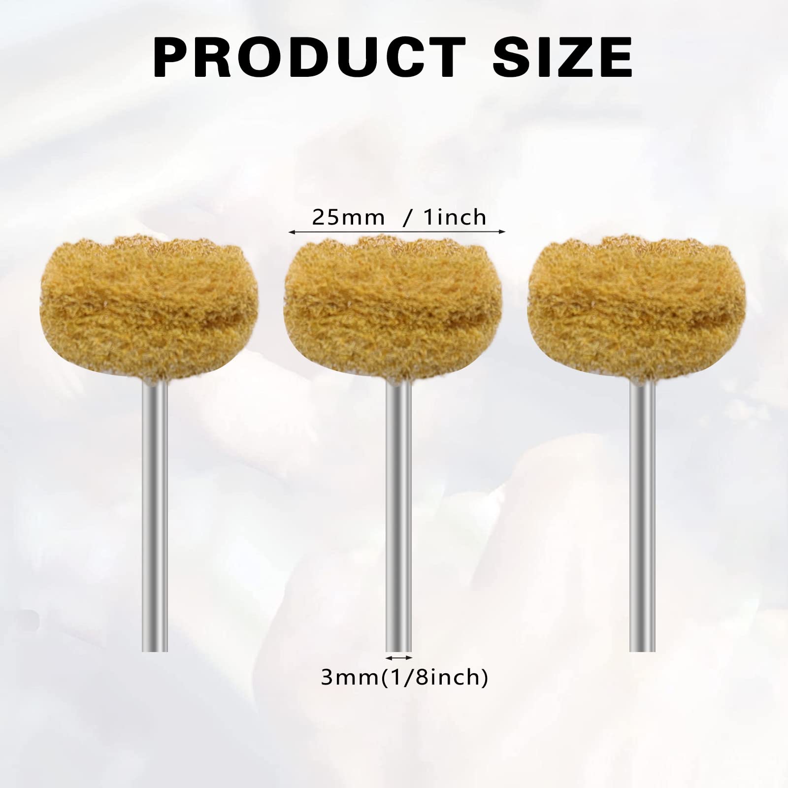 Snapklik.com : 50 Pack 1 Inch Abrasive Wheel Polishing Buffing Wheel ...