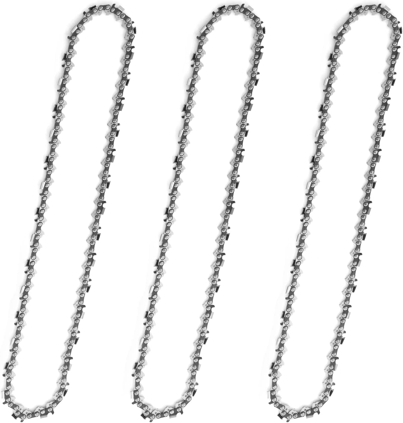 Amazon.com: FARMMAC 3 Packs 14 Inch Chainsaw Chain Semi Chisel 3/8LP ...