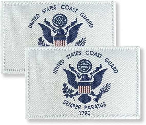 Amazon.com: Overdecor US Coast Guard Flag Patch Tactical Army Military ...