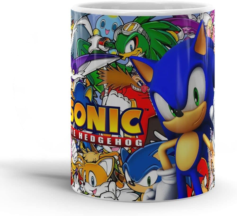 Amazon.com: Just Funky Sonic the Hedgehog Heat Changing 16-Bit Ceramic ...