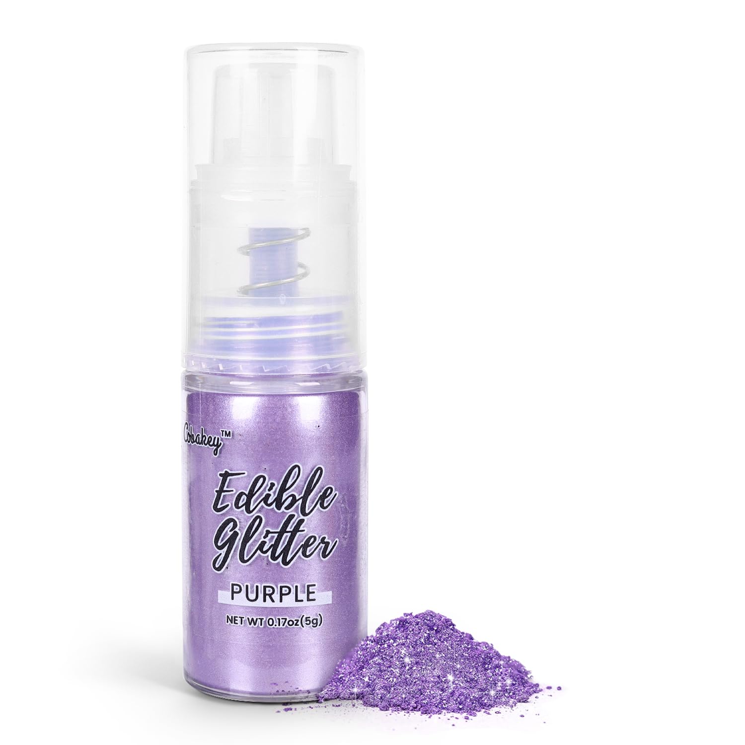 Amazon.com: Purple Edible Glitter Spray, 5g Edible Glitter for ...