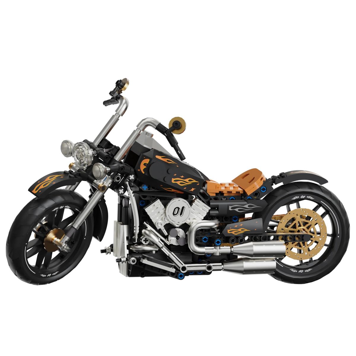 Amazon.com: Lemess Motorcycle Building Kit for Harley Davidson ...