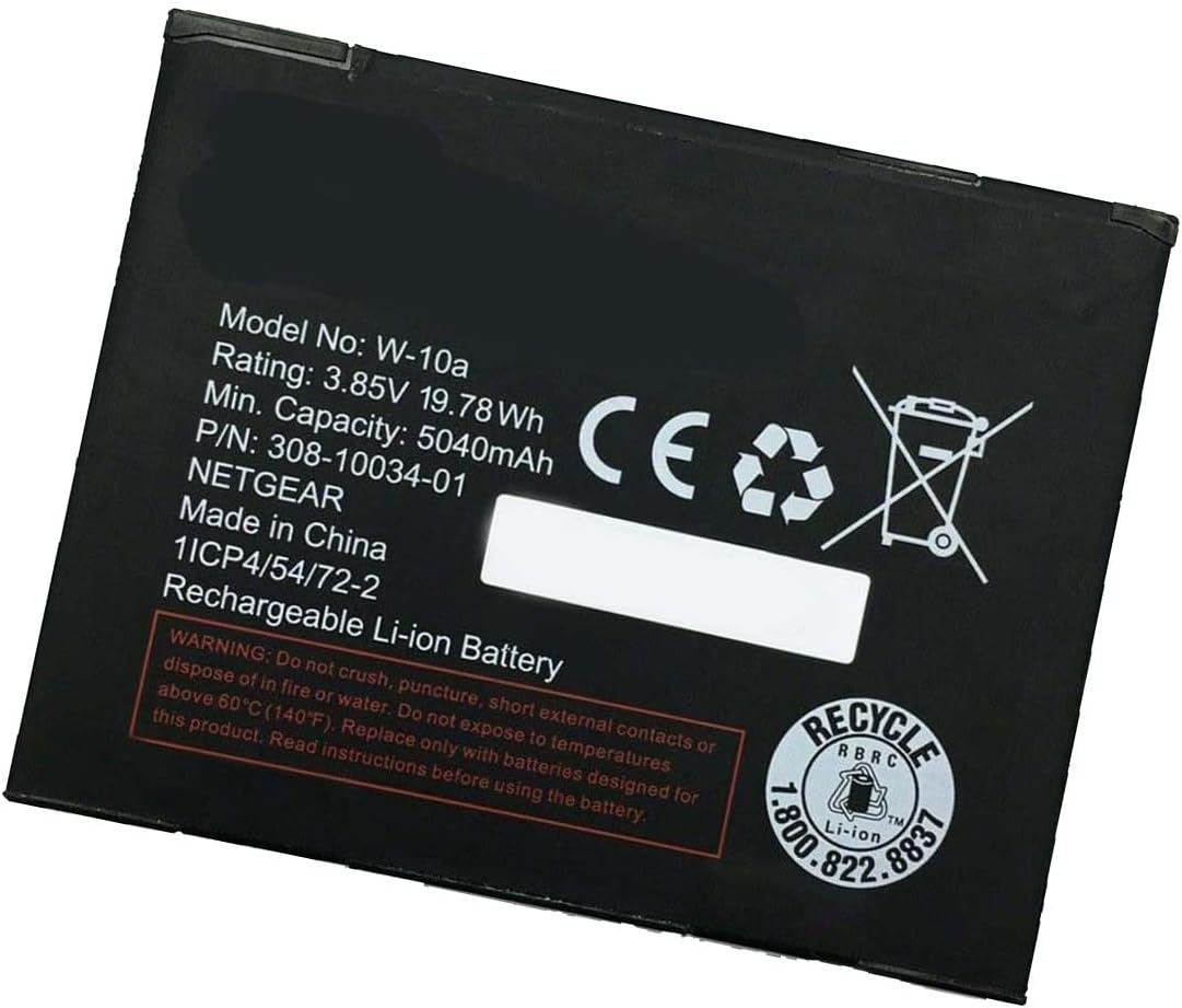 Ukkipower 3.8V 5040mAh W-10 1ICP5/54/73-2 Replacement Battery For ...