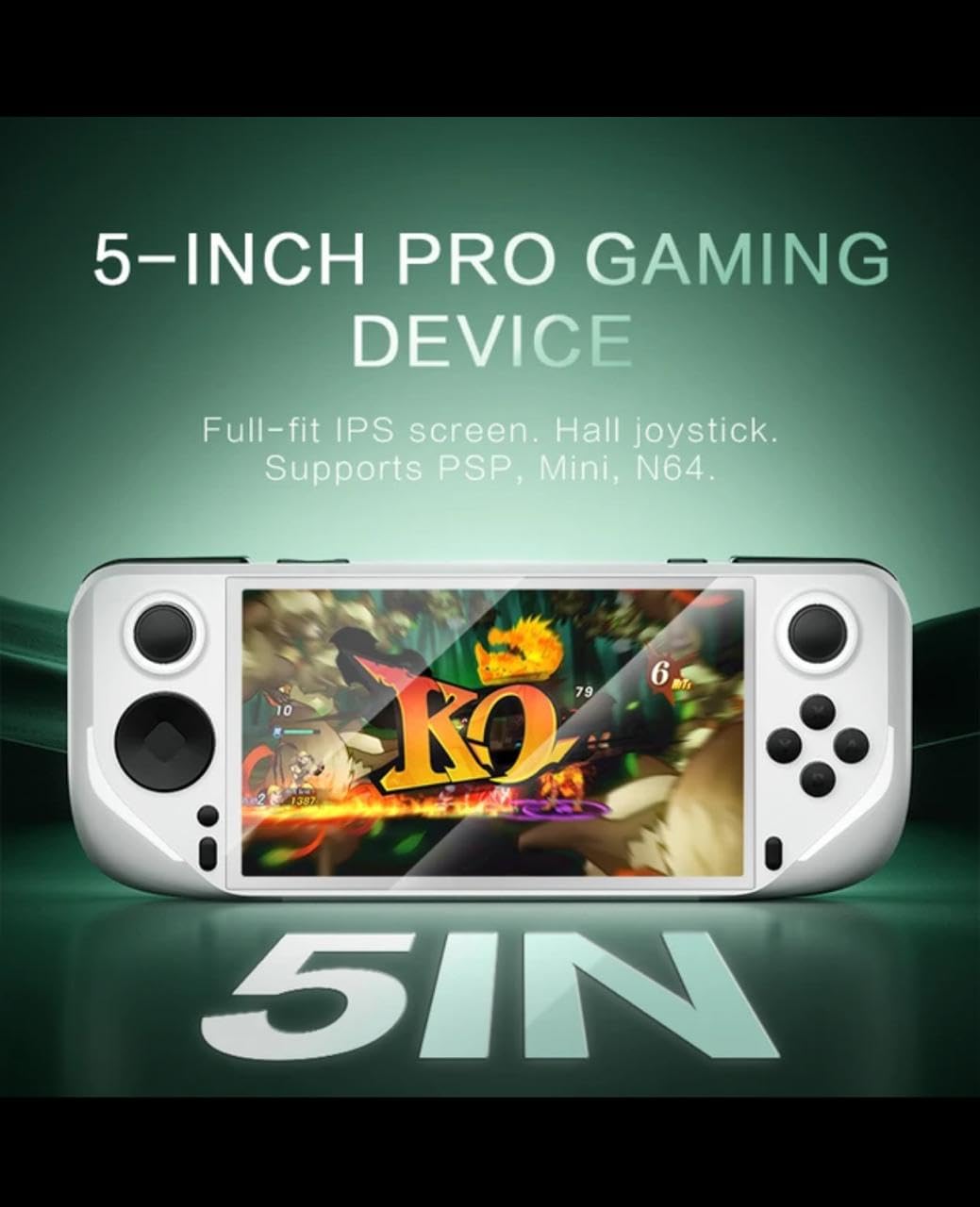 Buy E6 Handheld Console Game 5 Inch IPS Screen Portable Retro Player ...