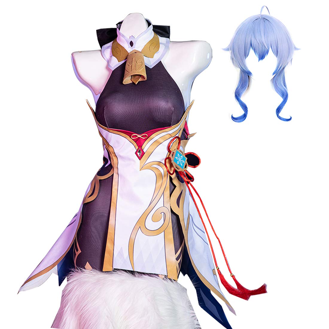 Buy Genshin Impact Ganyu Cosplay Costume, IKAO Anime Ganyu Cosplay ...