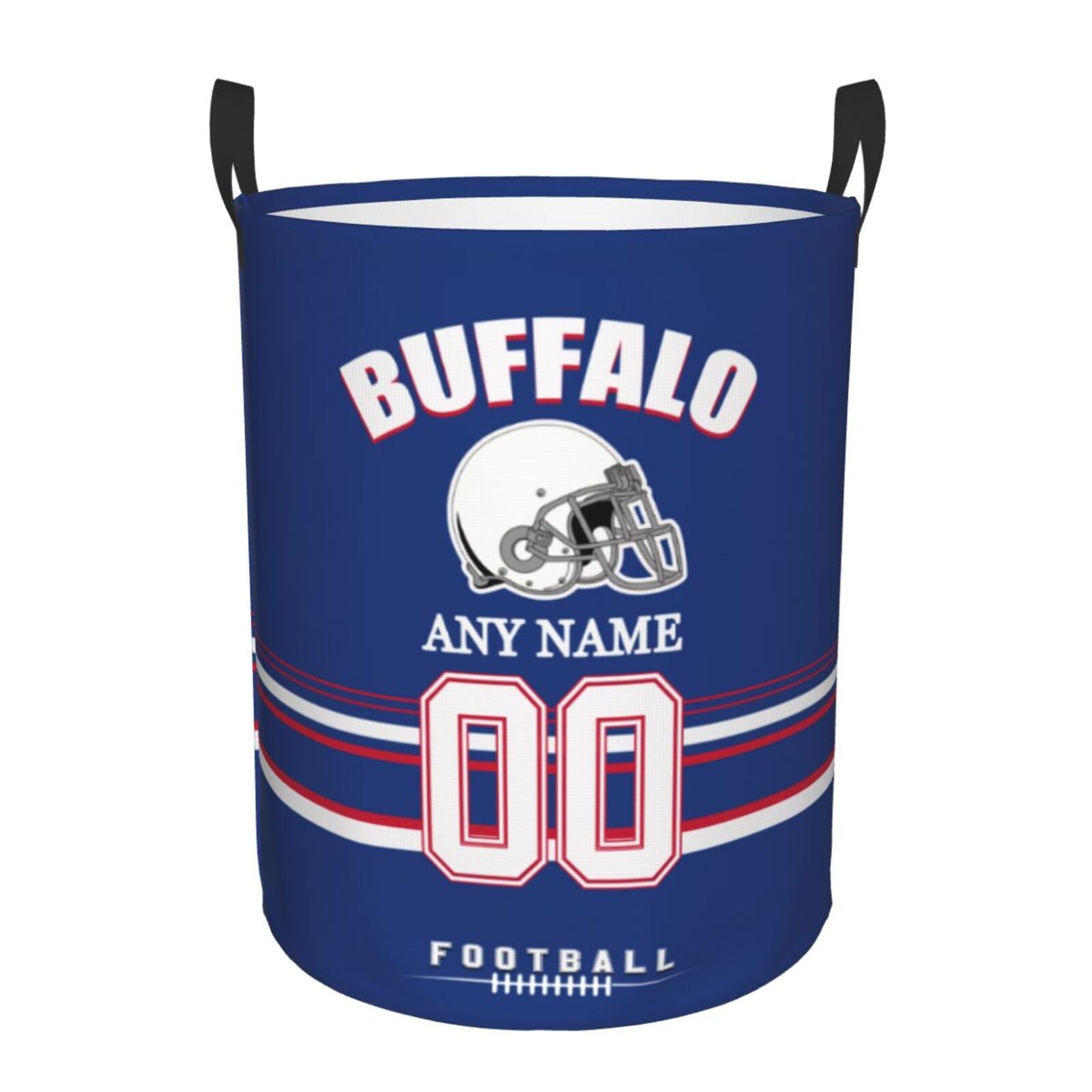 Amazon.com: Buffalo Laundry Hamper, Personalized Football Style Laundry ...