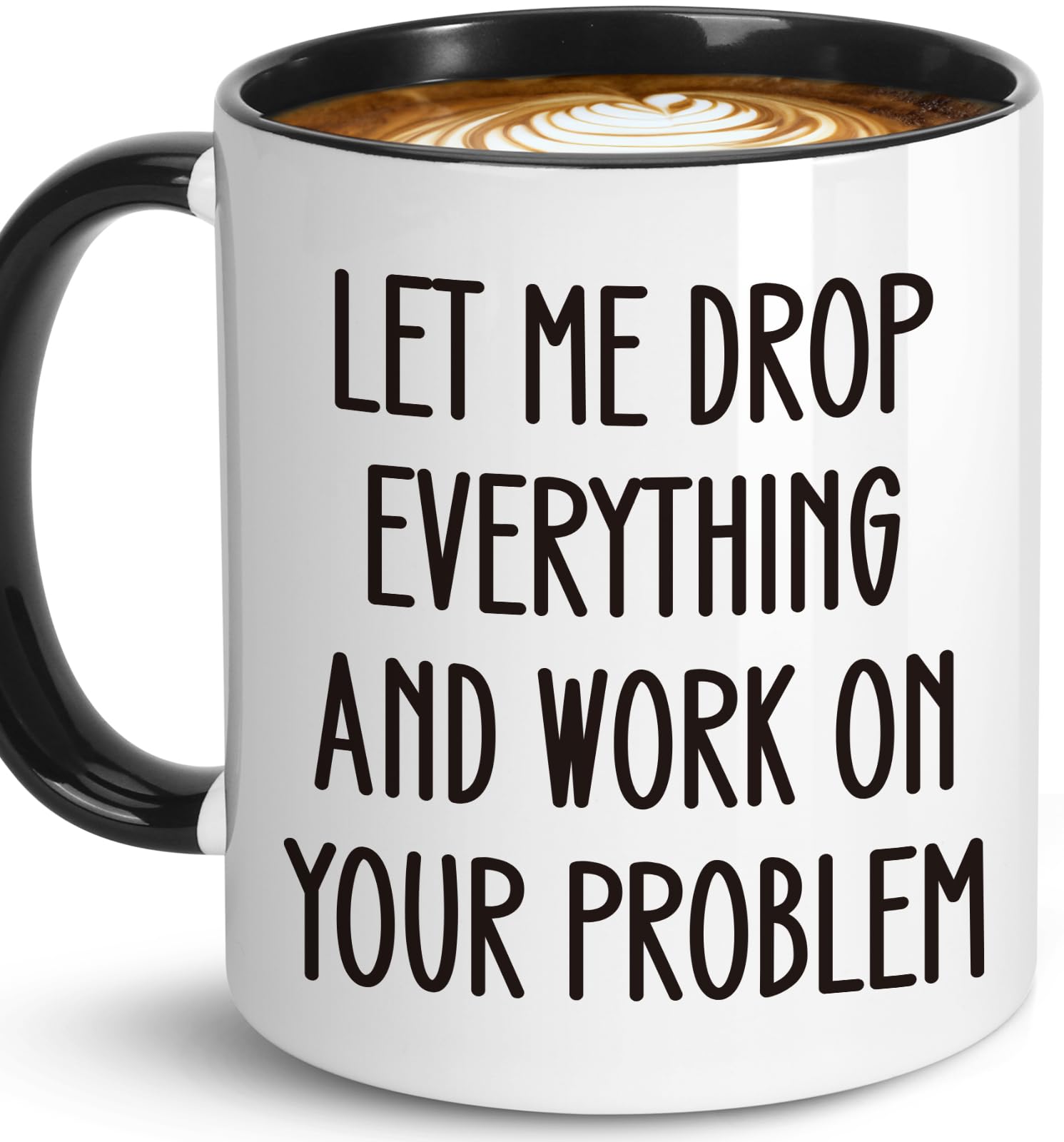 Amazon.com | Hweijm Funny Office Coffee Mug for Coworker, Let Me Drop ...