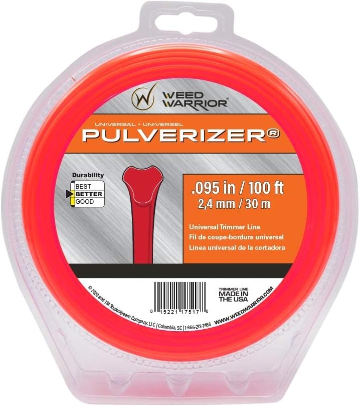 Amazon.com : Shakespeare Weed Warrior Pre-Cut Trimmer Line Strips for ...
