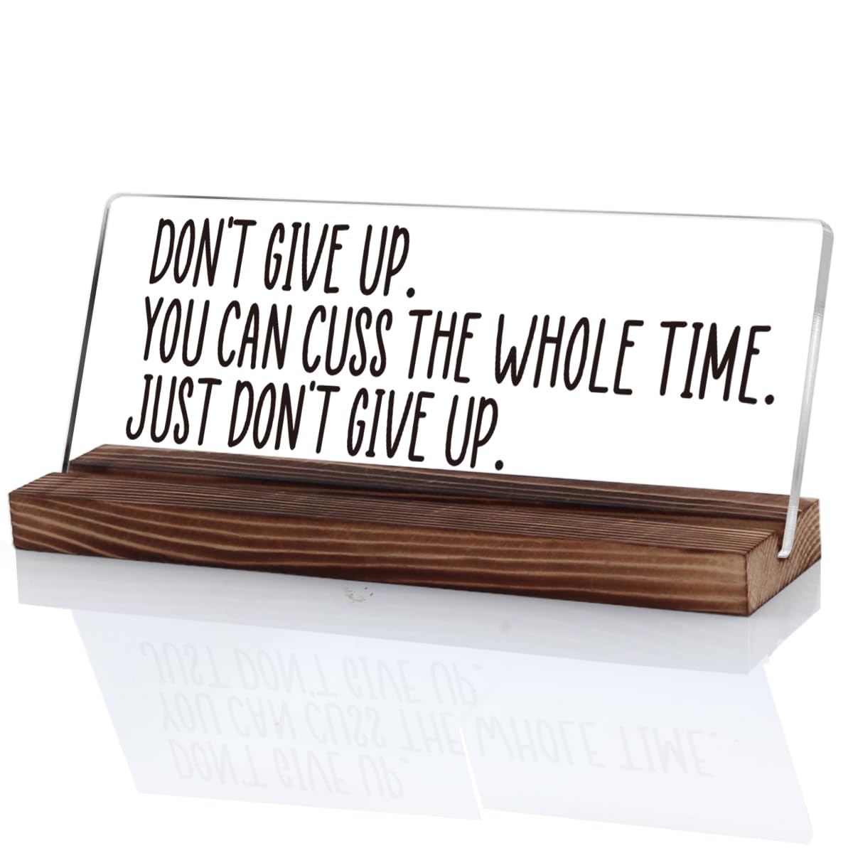 Amazon.com: OCCdesign Funny Office Desk Sign Inspirational Quotes Don't ...