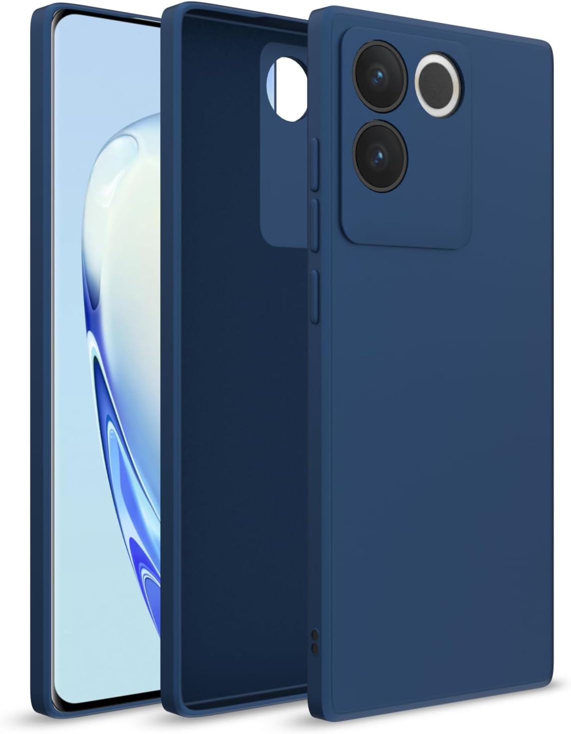 Pikkme iQOO Z7 Pro 5G Back Cover Camera Protection Shockproof Soft ...