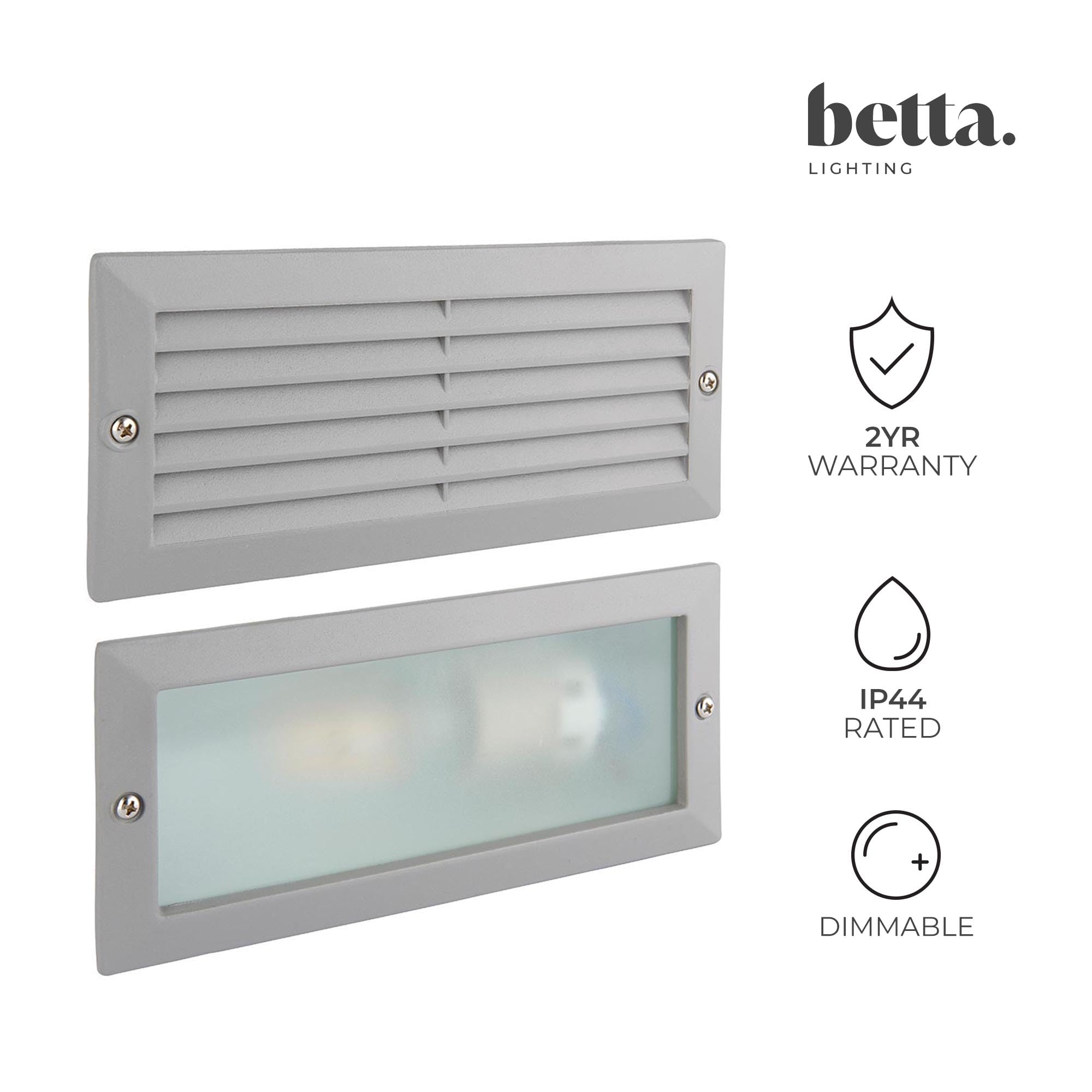 Led Recessed Lights Brick Wall Eterna Mono Daylight LED Brick Light