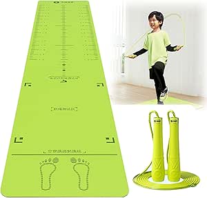 Amazon.com : Standing Long Jump Sports Mat with Jump Rope and Binding ...