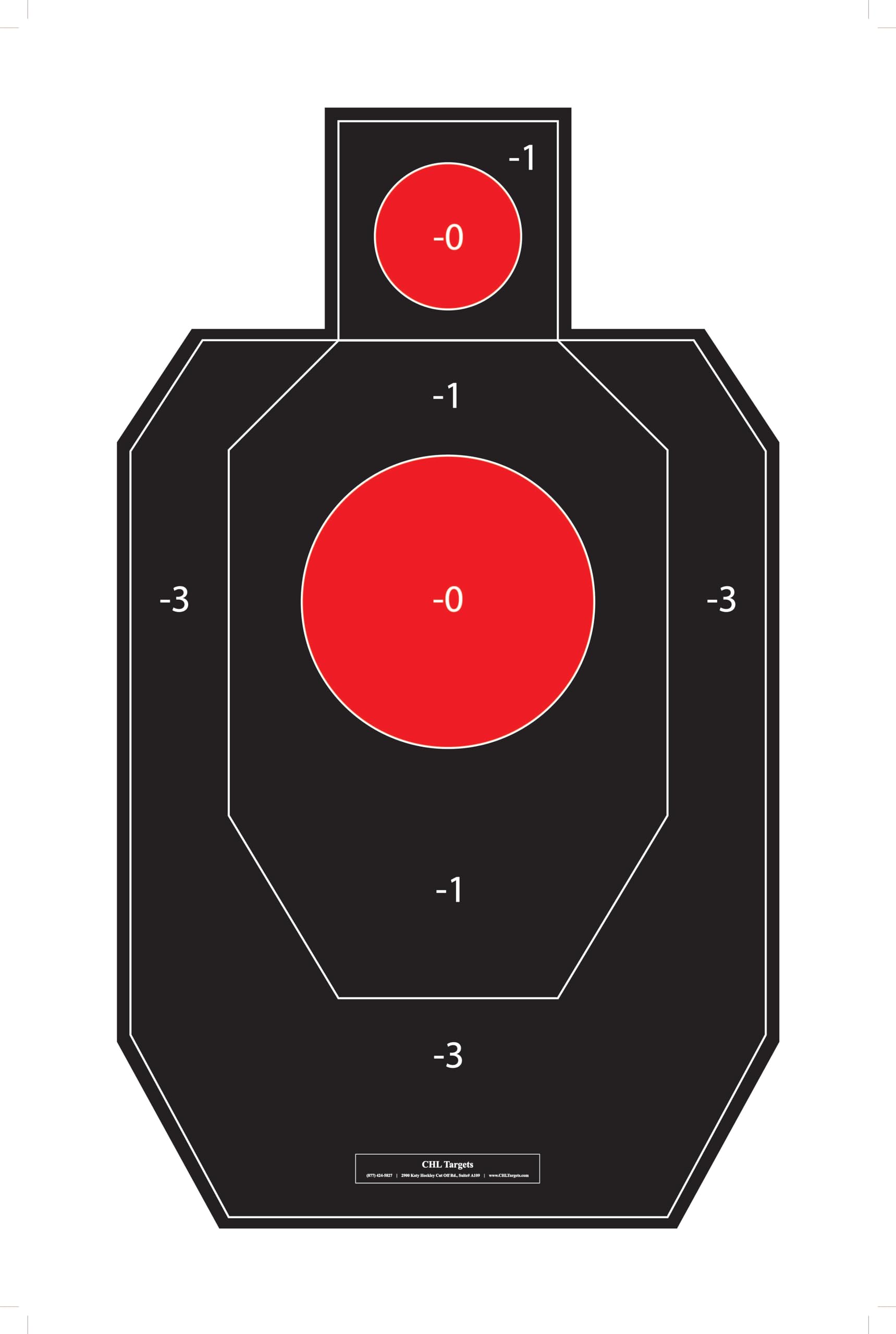 Snapklik.com : Official Practice IDPA Paper Shooting Targets ...