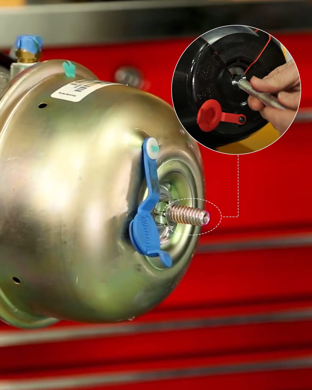 Snapklik.com : 2 Pack Of Brake Cage Bolt, Cagebolt Fit For Semi Truck ...