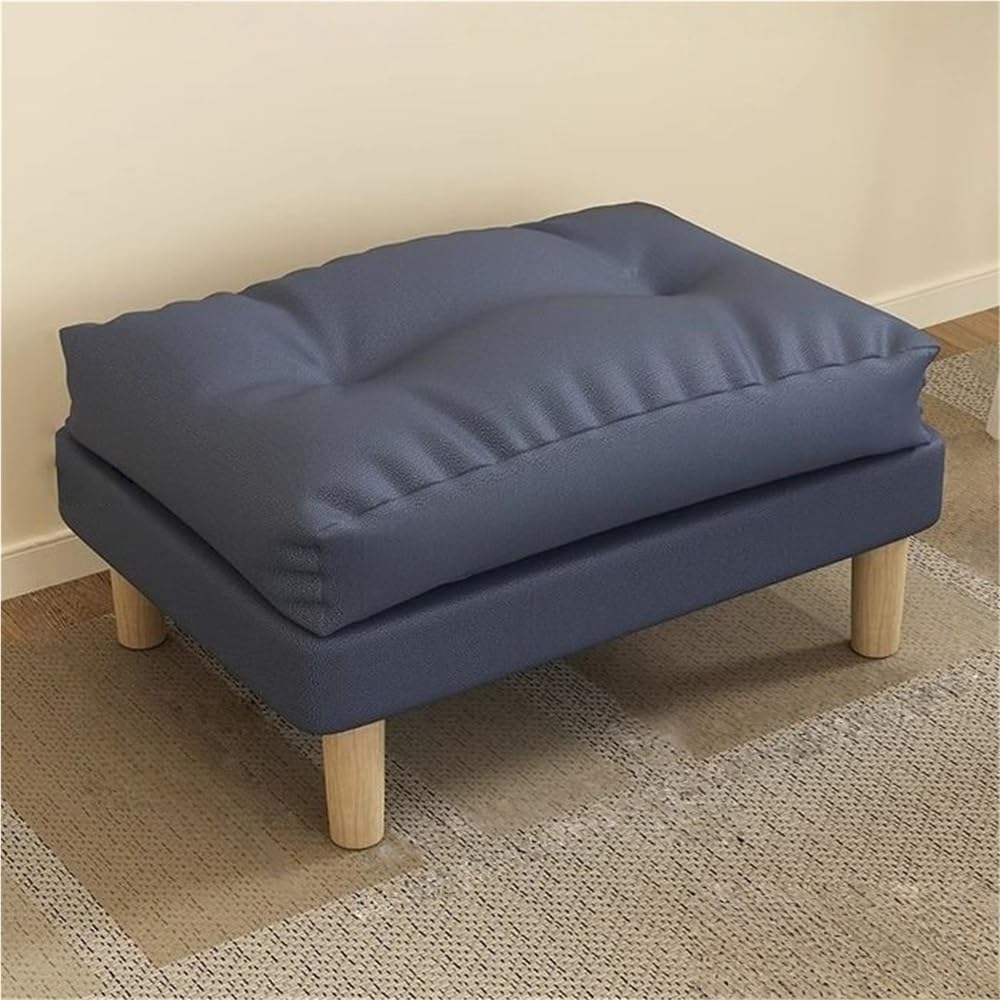 Amazon.com: TFNSPFNSA Upholstered Ottoman, Foot Stool with Wood Legs ...