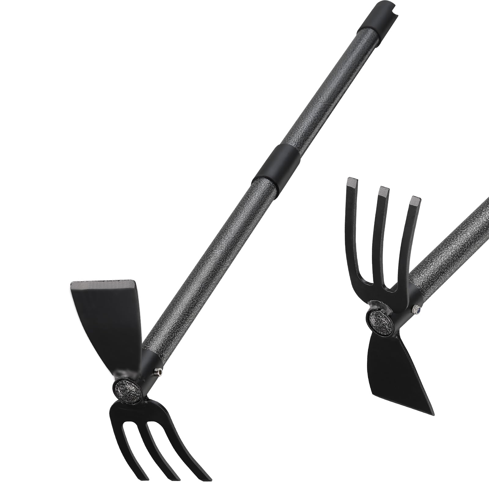 Hoe and Cultivator Gardening Hand Tools, Heavy Duty Stainless Steel ...