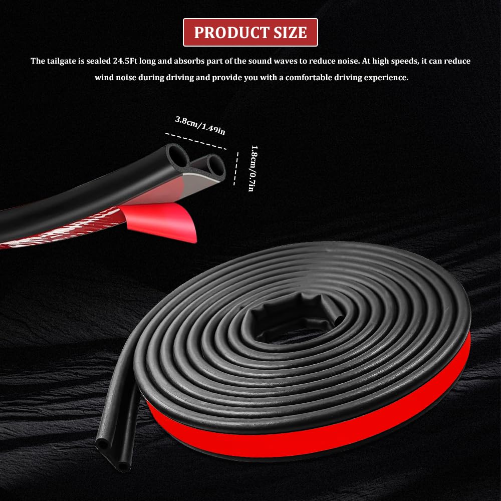 Snapklik.com : ASUBHA Truck Tonneau Cover Seal, Tailgate Seal, Camper ...