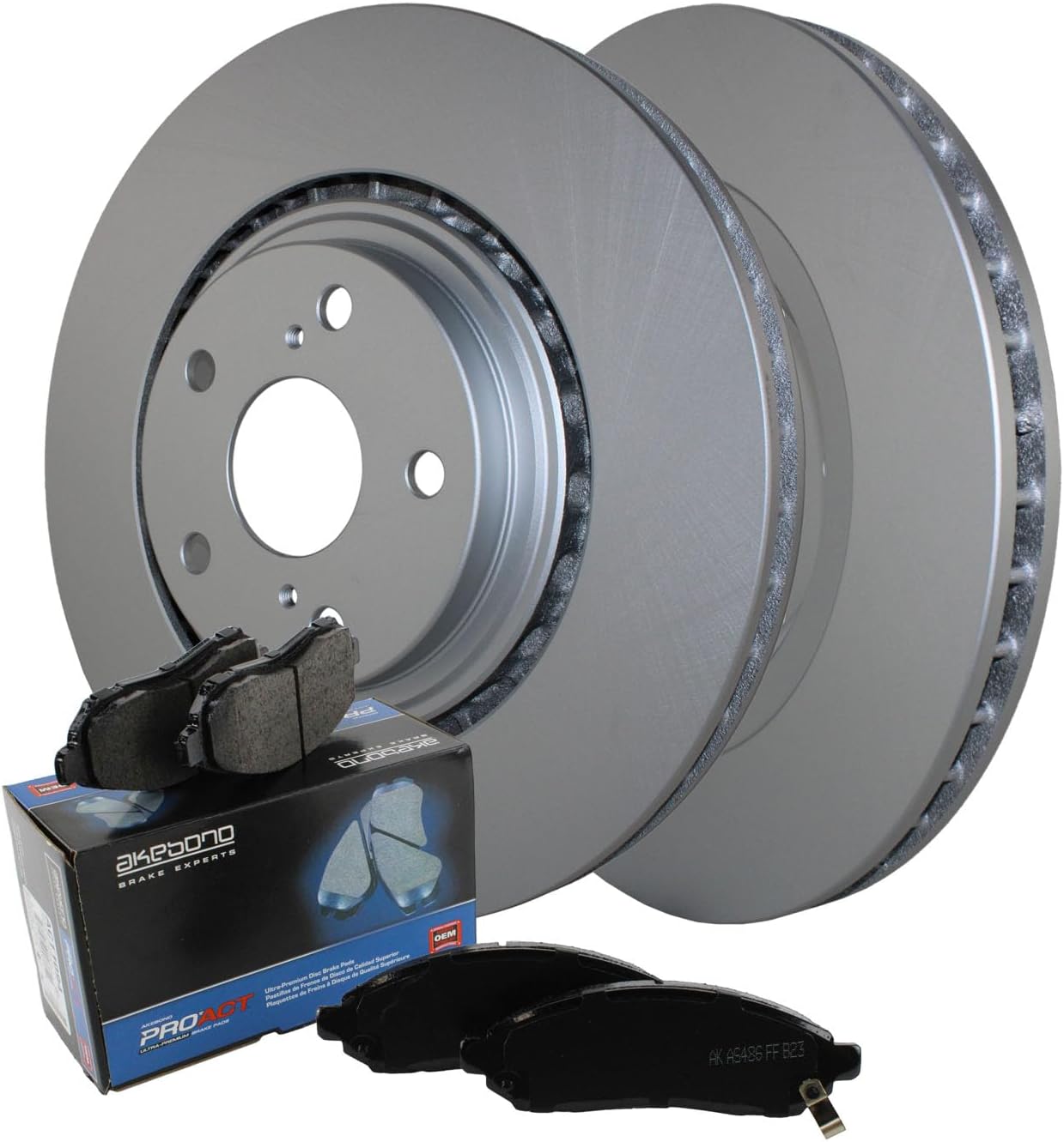 Amazon.com: Bison Performance Coated Vented 328mm Disc Rotors and ...