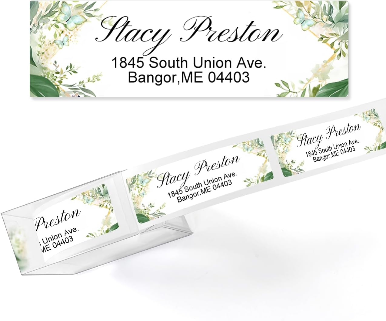 Amazon.com : Teryiaco Roll Personalized Return Address mailing Labels ...