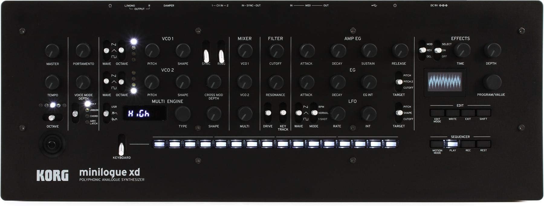 Amazon.com: Korg Prologue 49-Key 8-Voice Analog Synthesizer : Musical ...