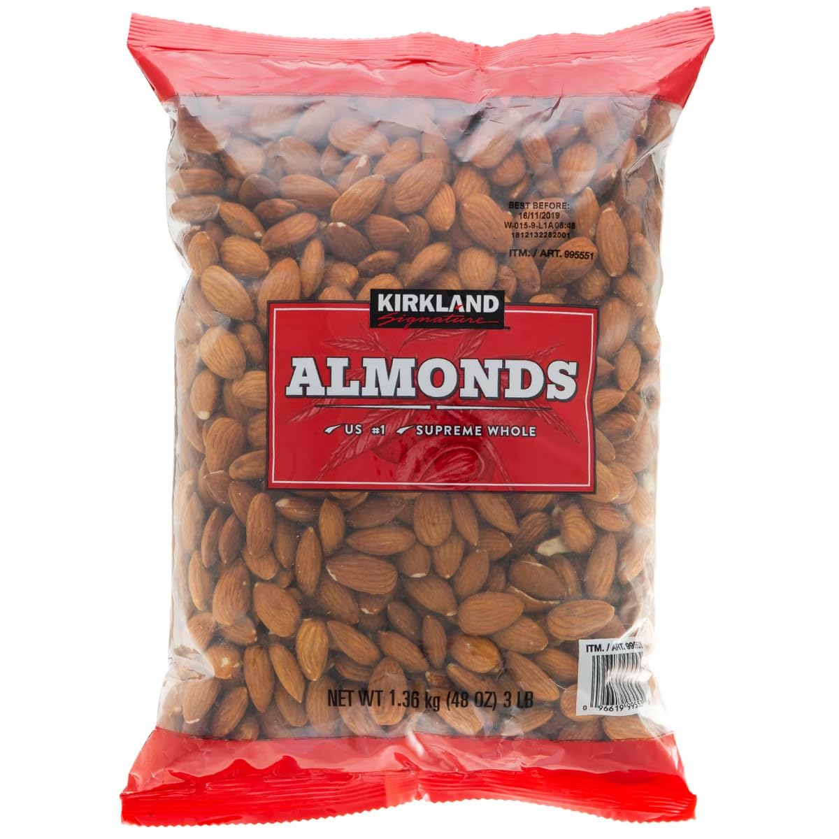 Kirkland Signature Whole Almonds, 1.36kg : Amazon.com.au: Pantry Food ...