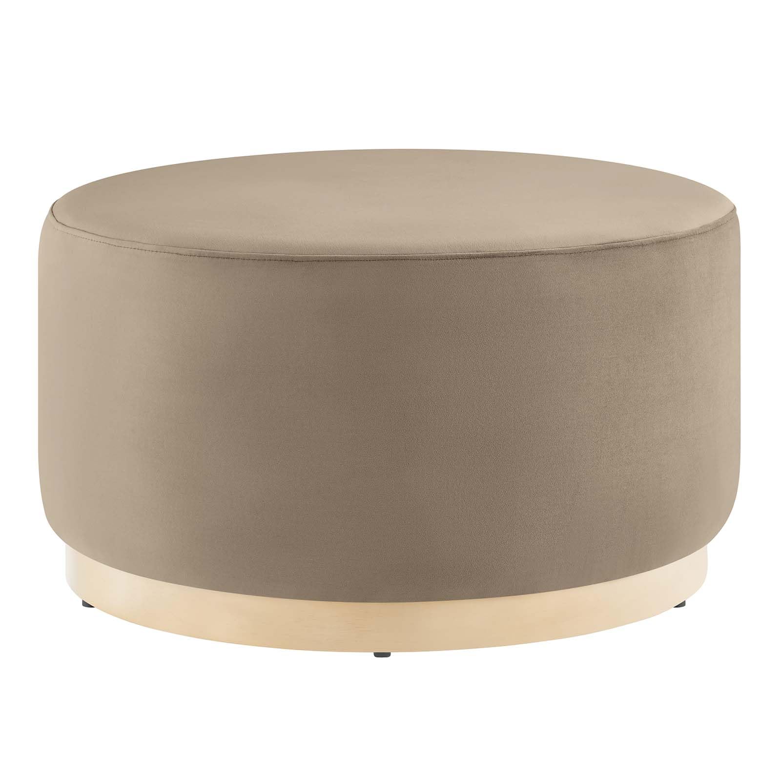 Amazon.com: Modway Tilden 29 Inch Round Performance Velvet Upholstered ...