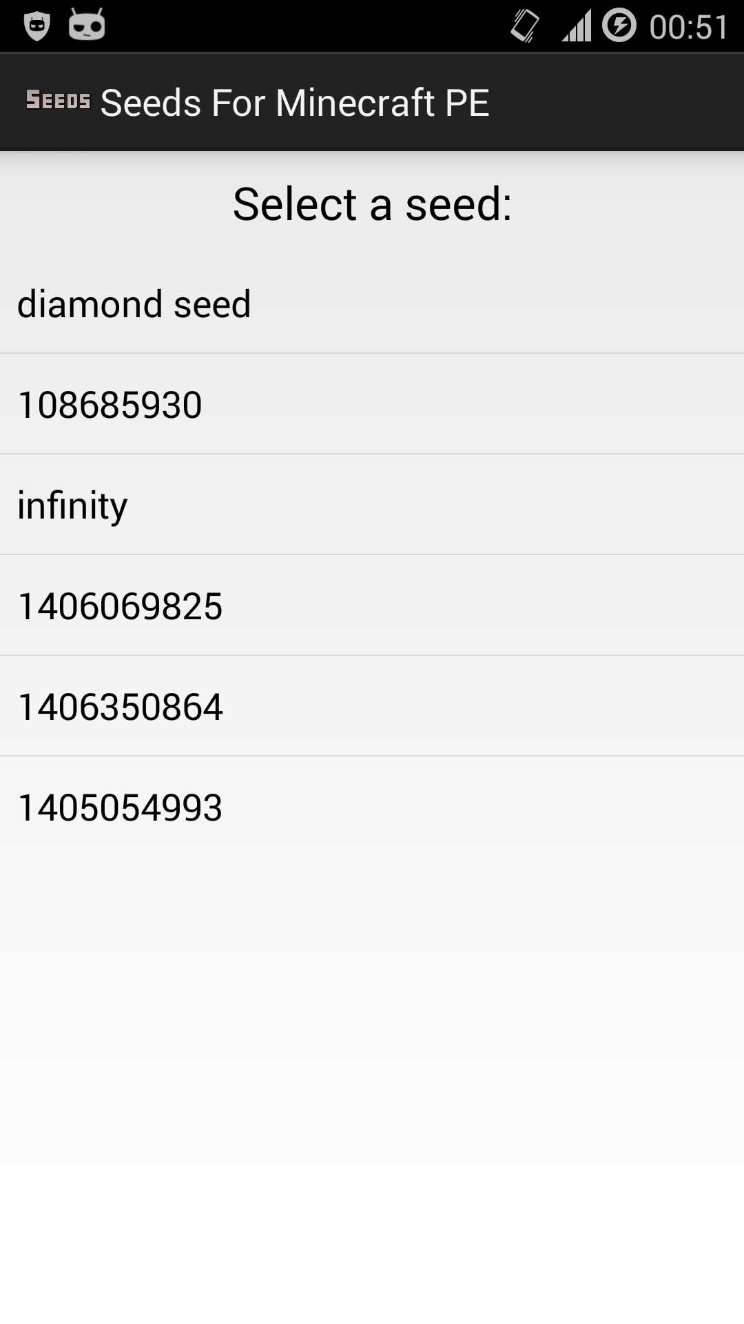Seeds for McPe - App on Amazon Appstore