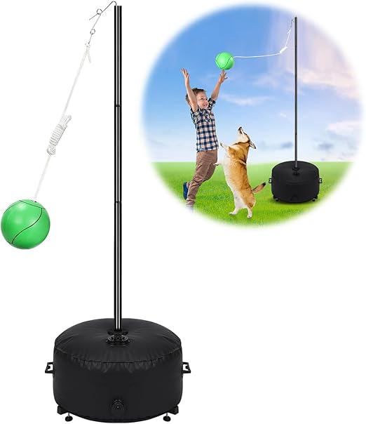 Amazon.com: GADFISH Heavy Duty Tetherball Set with Ball & Rope ...