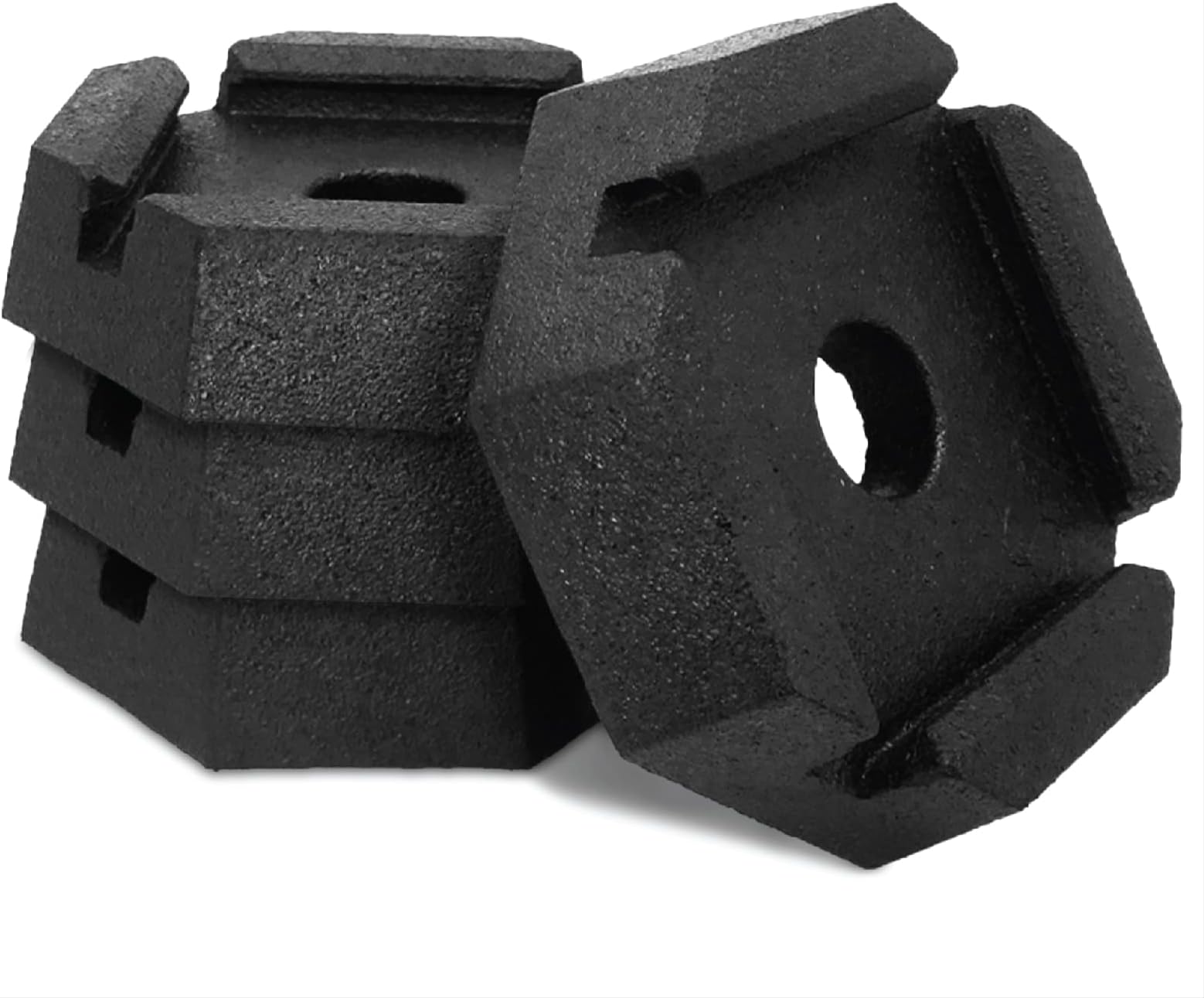 Amazon.com: VEVOR RV Leveling Pads, 4-Pack Rubber Trailer Jack Pads ...