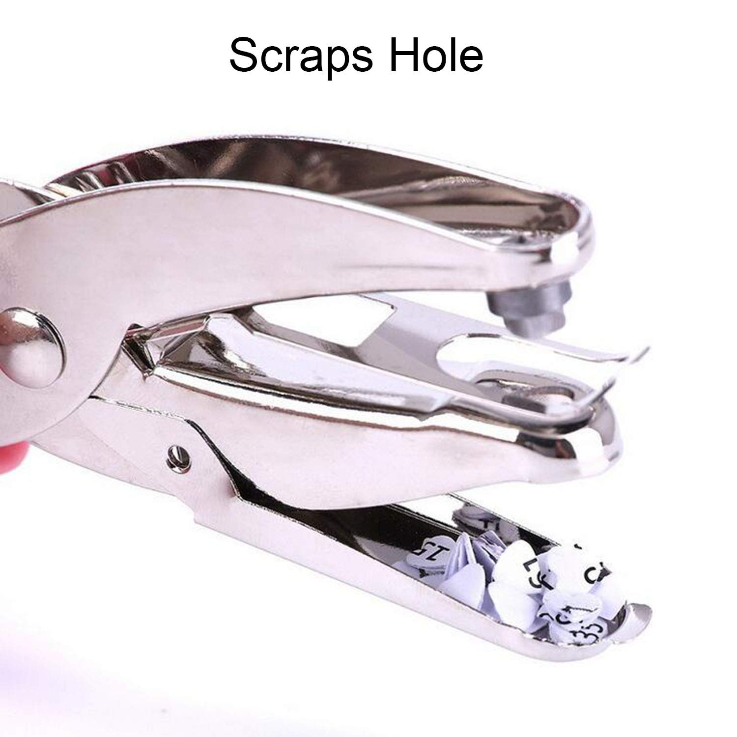 Snapklik.com : MIAO JIN 2Pcs 1/16" And 1/8" Handheld Metal Hole Punch For DIY Craft Paper ...