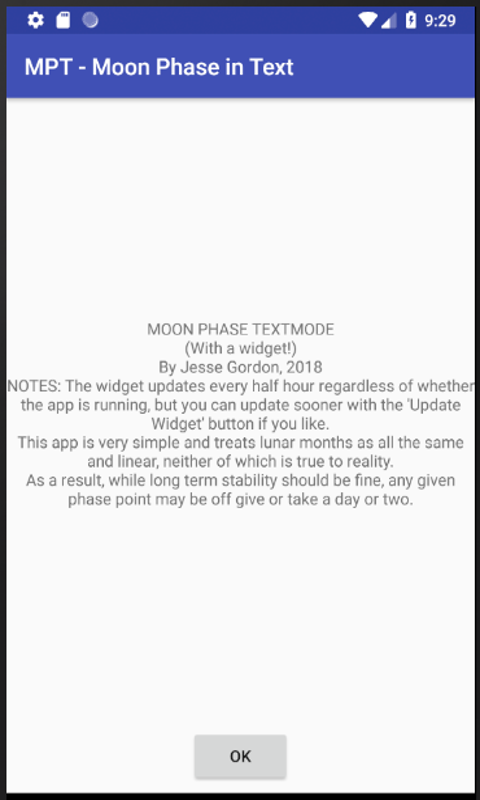 MTP - Moon Phase Text-Amazonアプリストアのアプリ