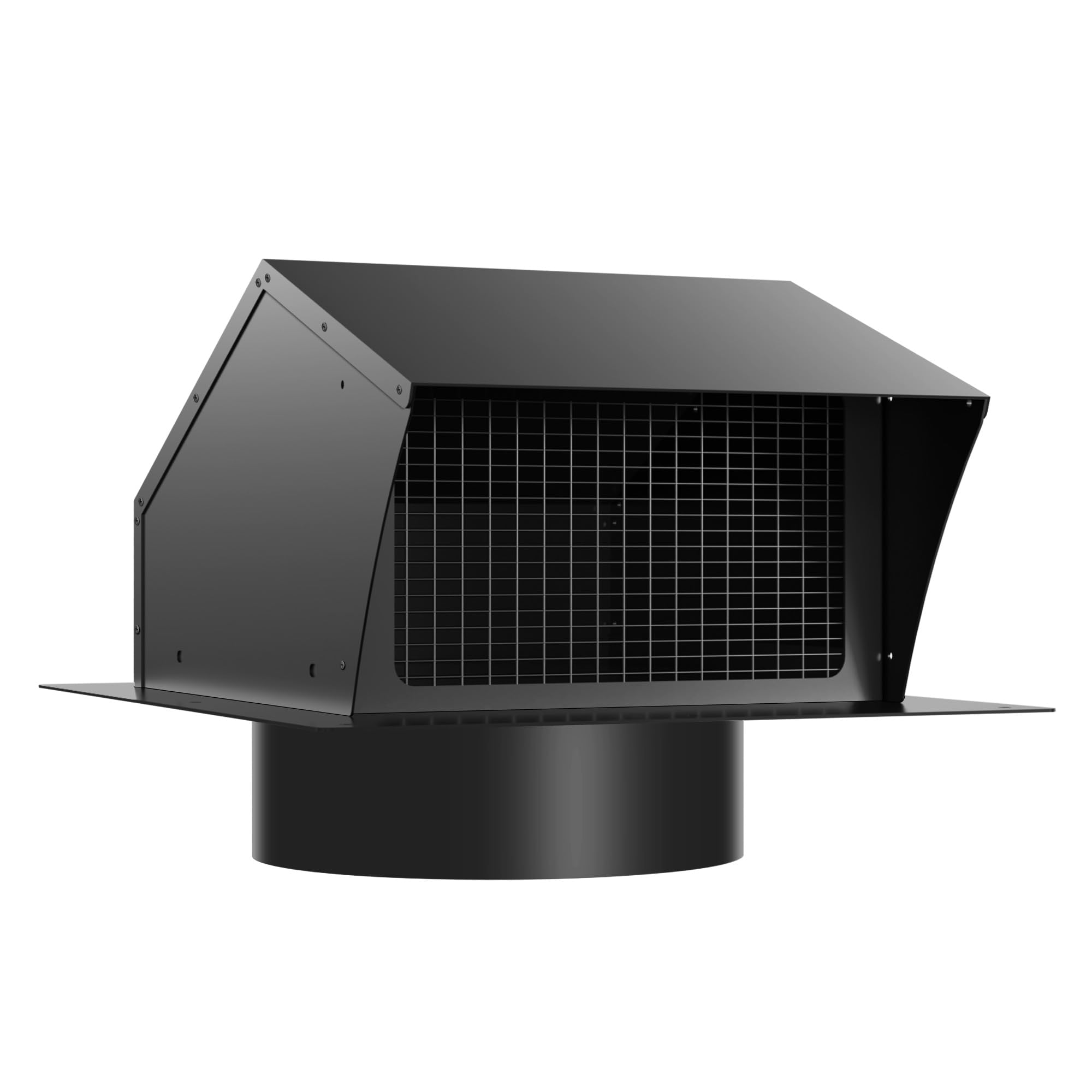Roof Vent Cap 10 Inch Removable Rooftop Black Exhaust Iron Vent Cap ...