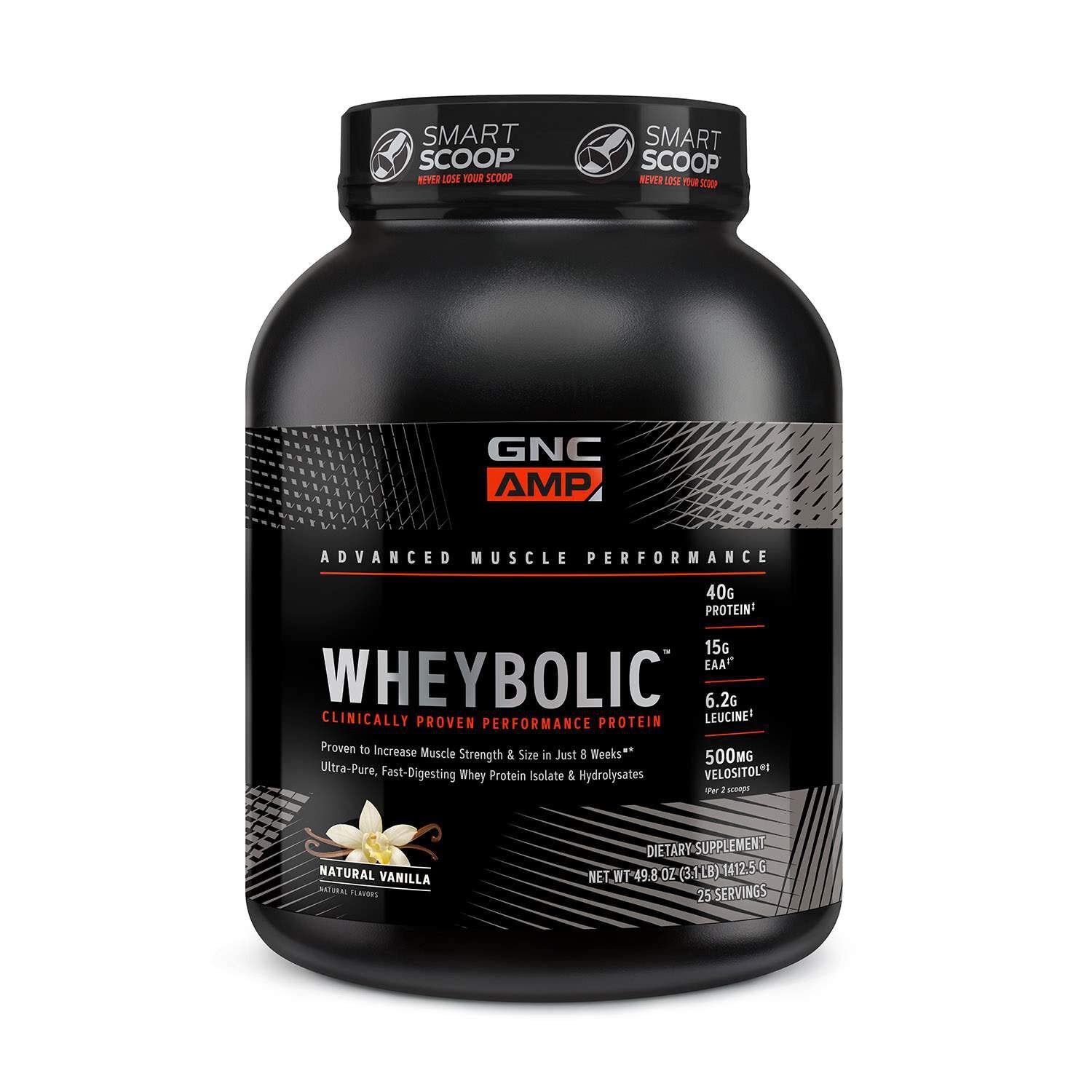 Gnc Amp Wheybolic Clinically Proven Protein Powder 40g Whey Protein ...