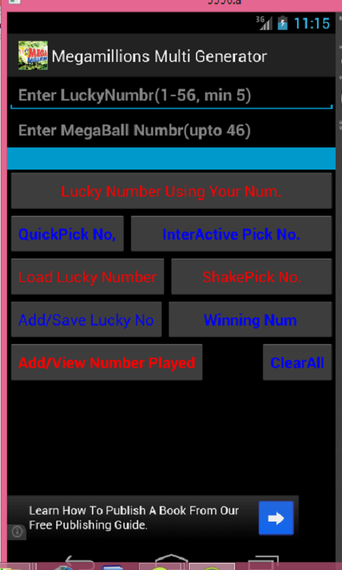 Megamillions Lotto Five Generators, Interactive, Frequent Numbers ...