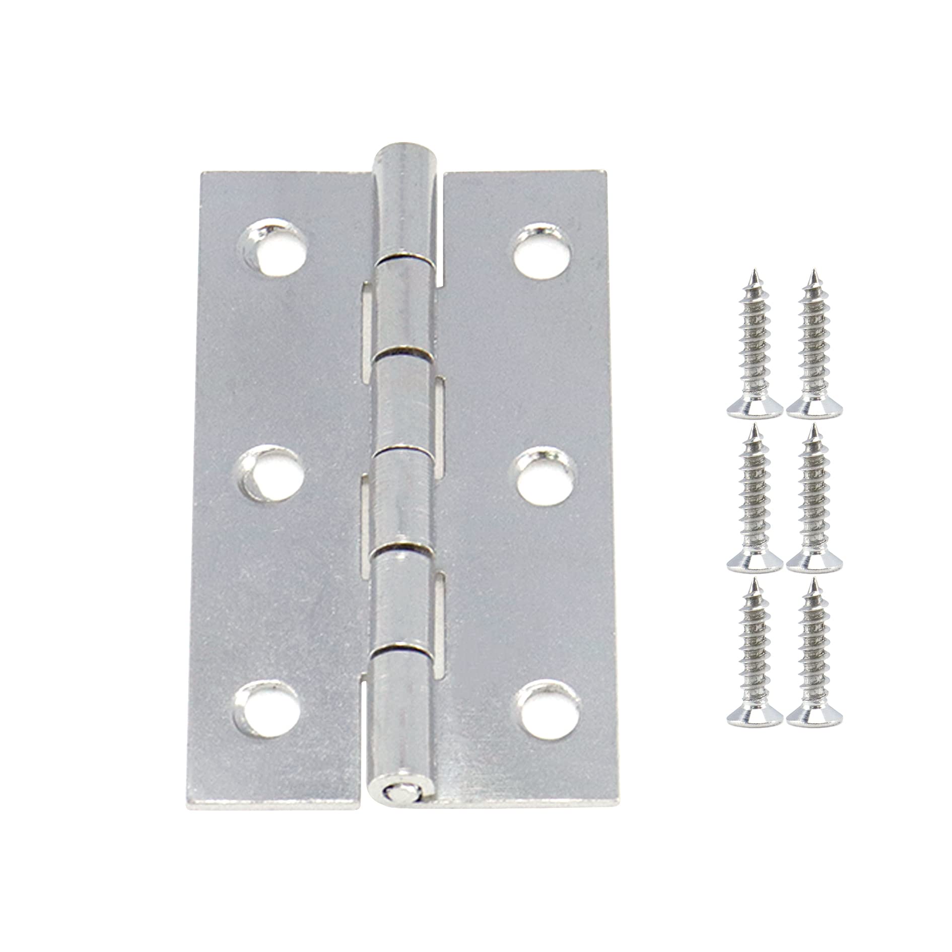 Snapklik.com : Folding Butt Hinge 2-inch Long Cabinet Gate Closet Door ...