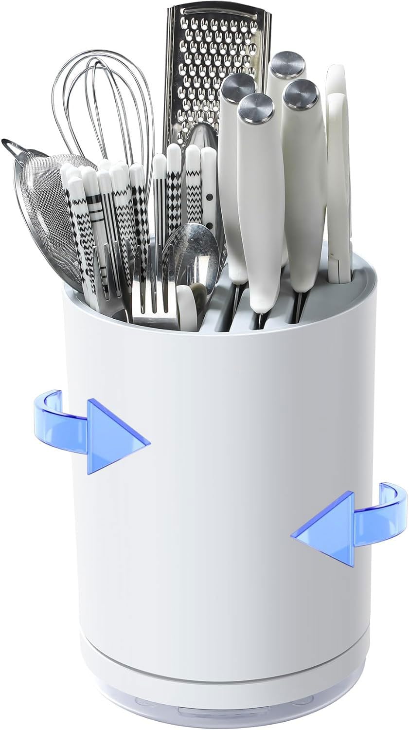 Snapklik.com : Utensil Holder And Knife Holder, N02 360 Rotatable ...